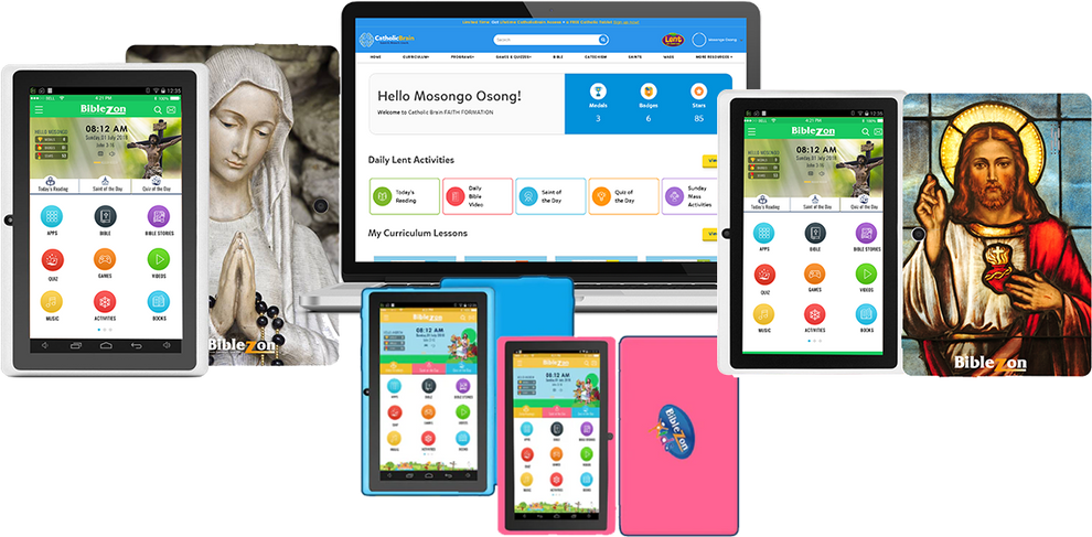 $99 Lenten Special: CatholicBrain Biblezon Tablet + Lifetime CatholicB ...